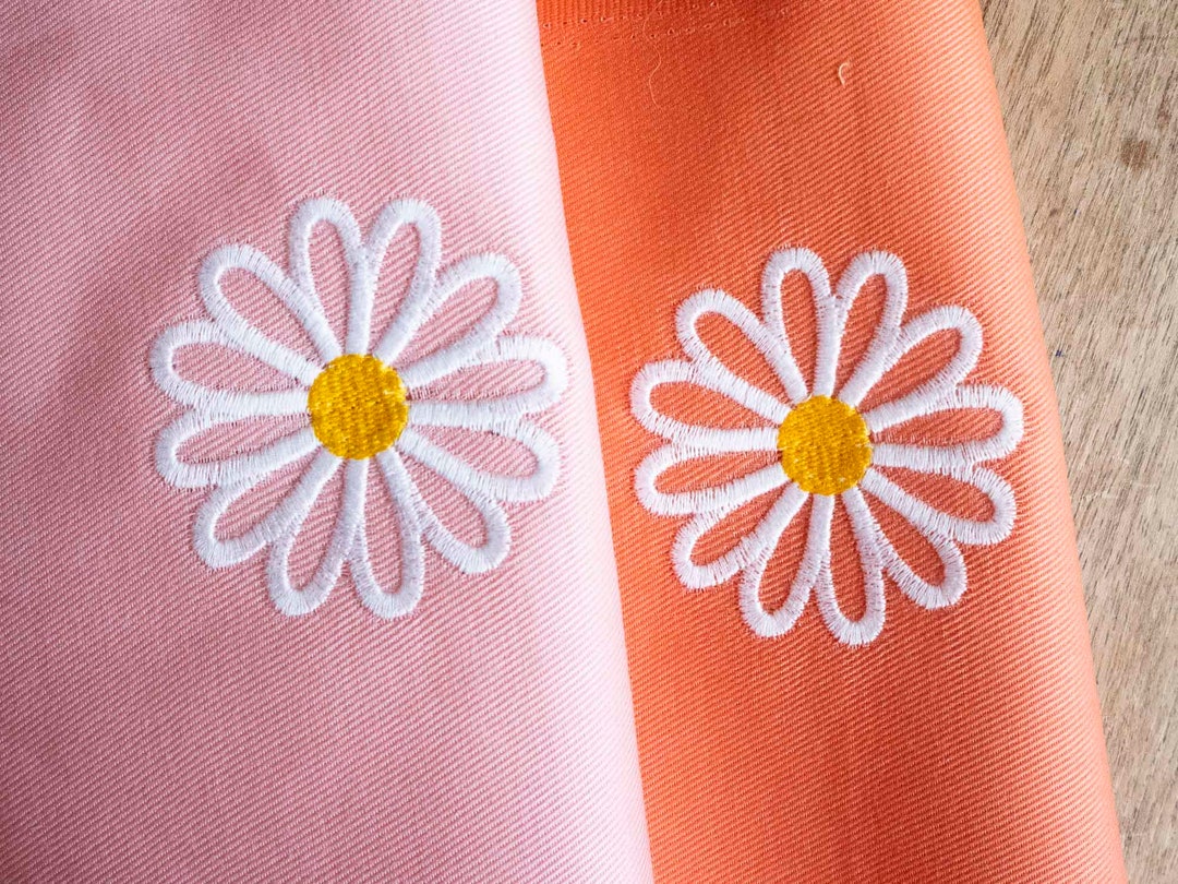 Daisy Machine Embroidery Design File, Floral Marguerite - Etsy