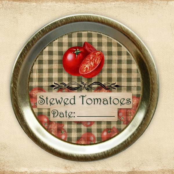 Tomato Canning Label - Etsy