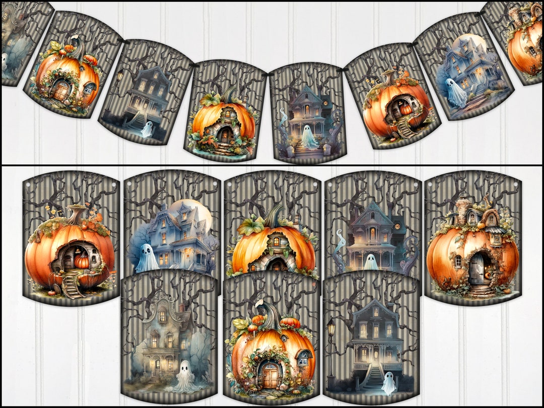 Halloween Banner, Garland, Halloween Bunting, Halloween Decor, Party ...