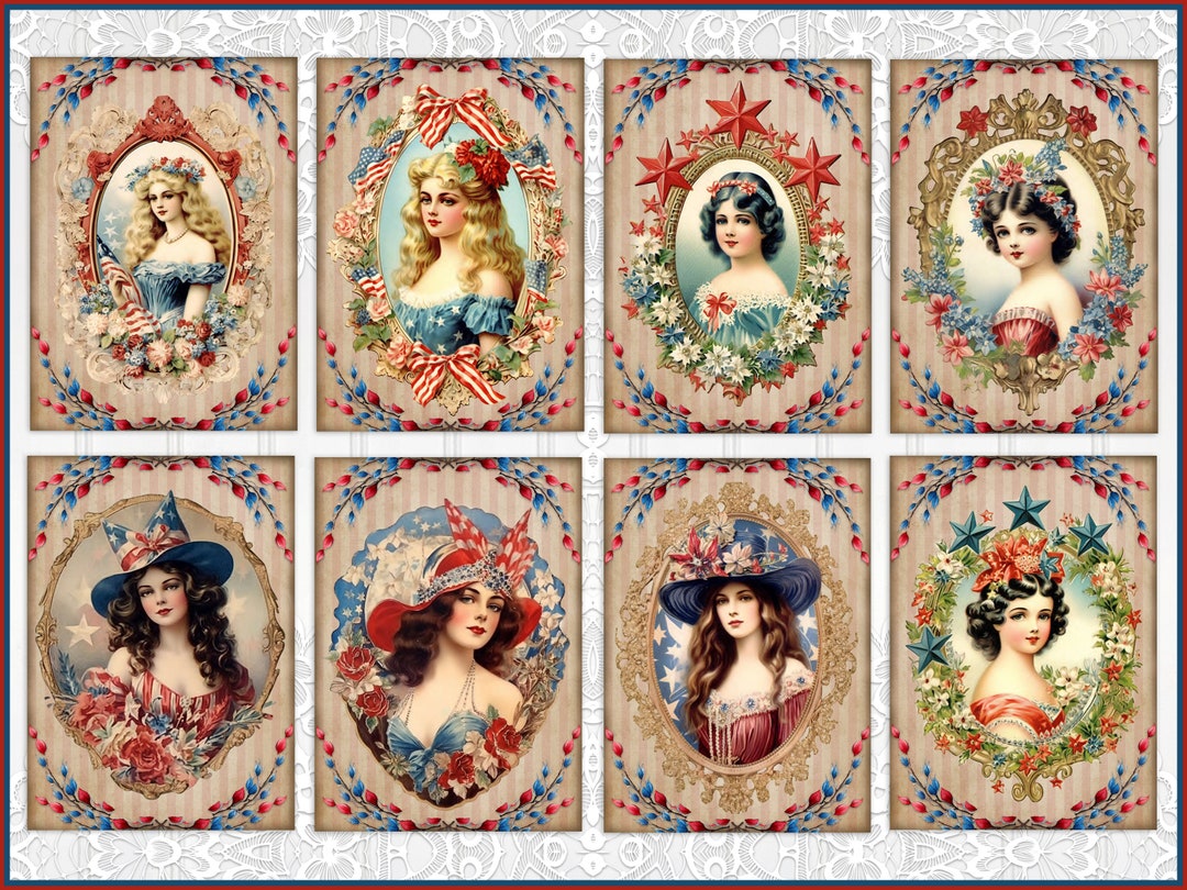 Vintage Style, Victorian Women, Atc Cards, Tags, Scrapbook Supplies ...