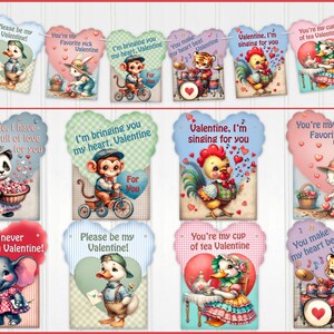 Vintage Style Retro Valentine Banner, Retro Valentine, Valentine ...