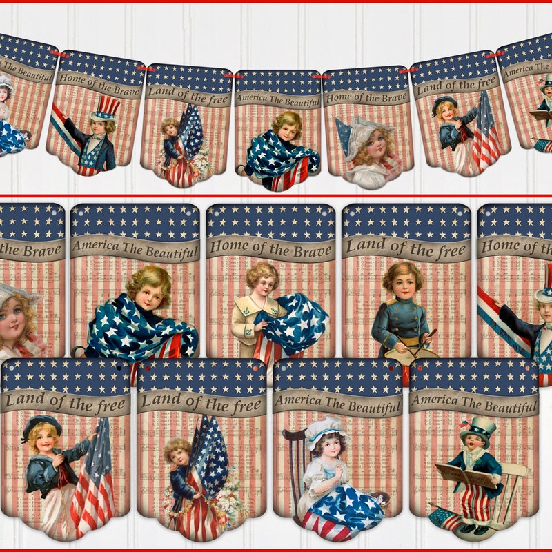 Patriotic Banner - Etsy