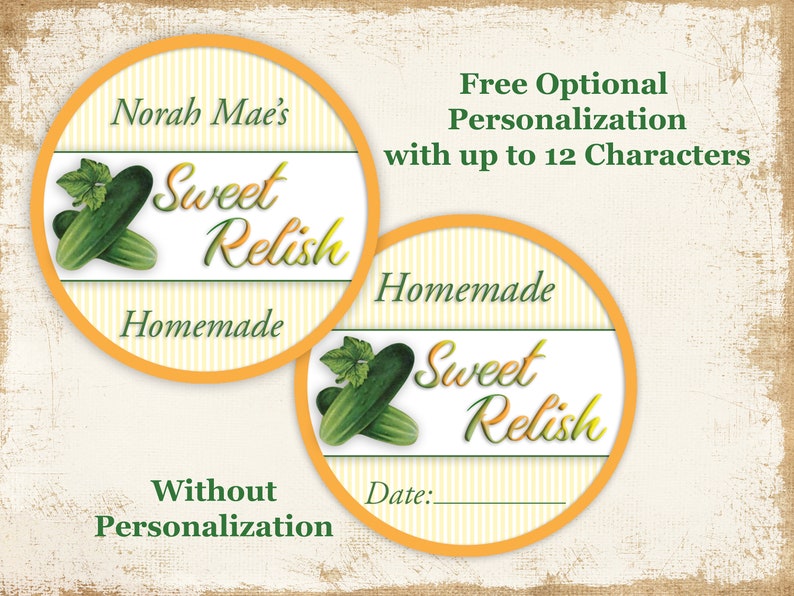Canning Labels, Sweet Relish, Mason Jar Labels, Cooking Labels, Jar ...