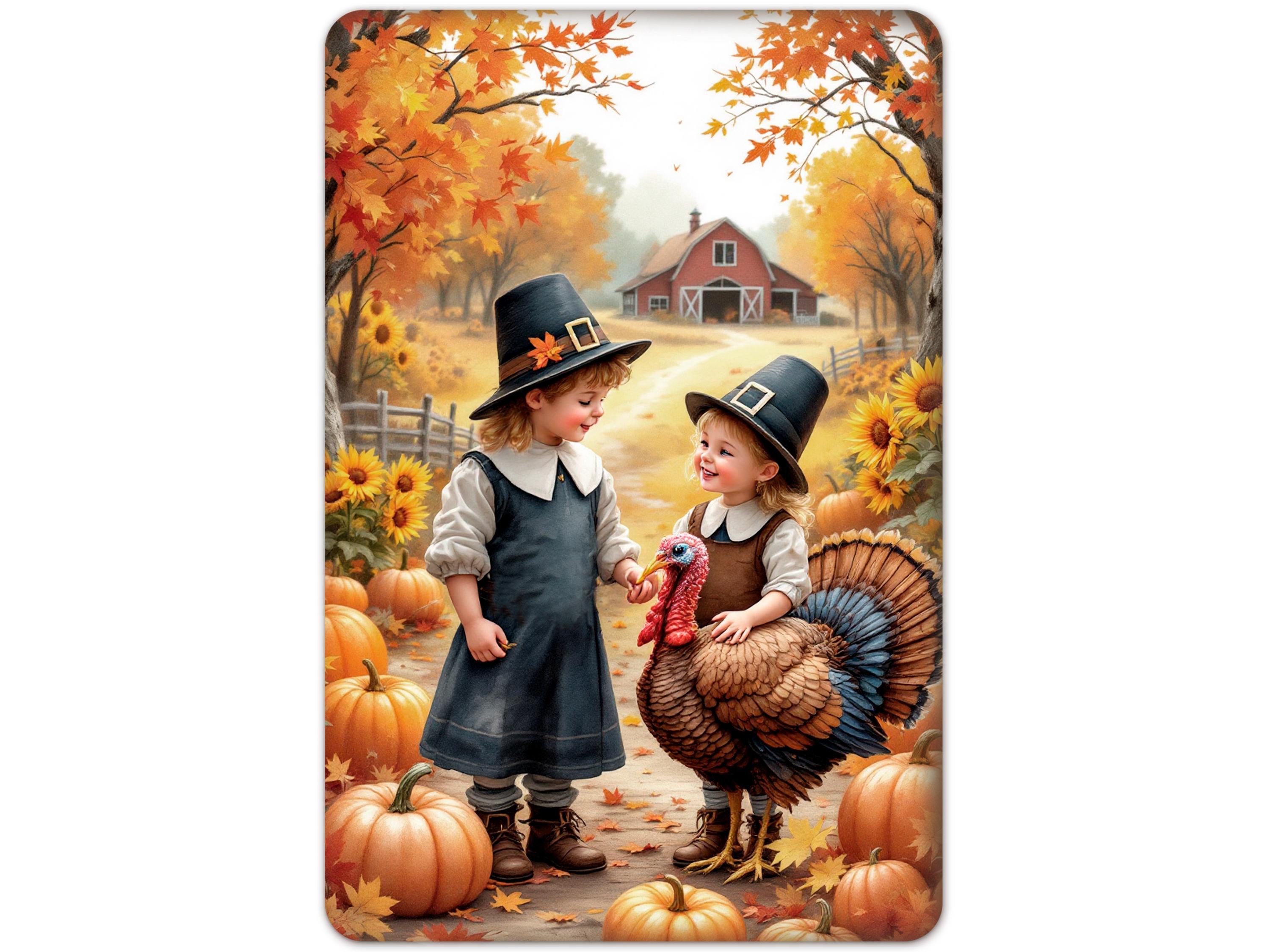 Vintage Style Thanksgiving Sign, Metal Sign, Thanksgiving Decor, Indoor ...