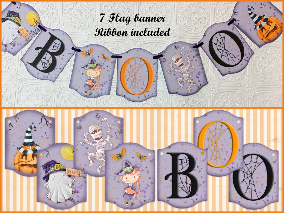Cute Halloween Banner, Halloween Garland, Halloween Decor, Halloween ...