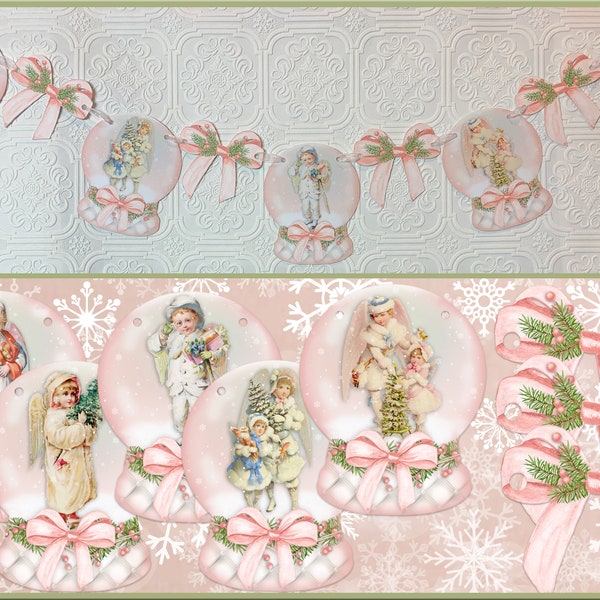 Victorian Christmas Banner - Etsy