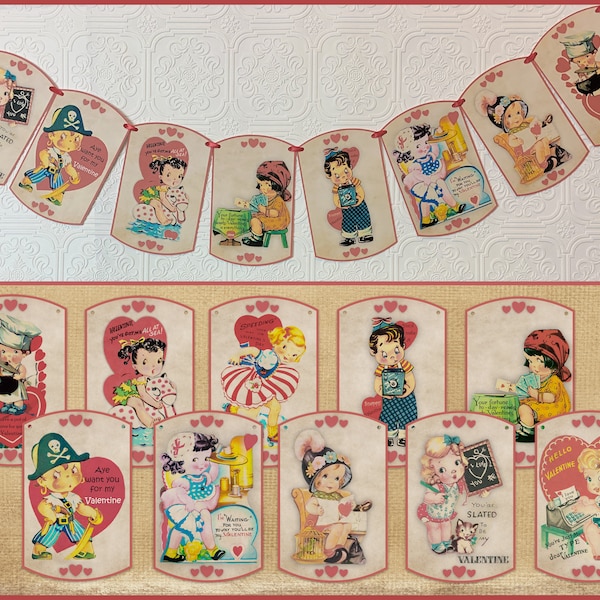 Valentine Day Banner - Etsy