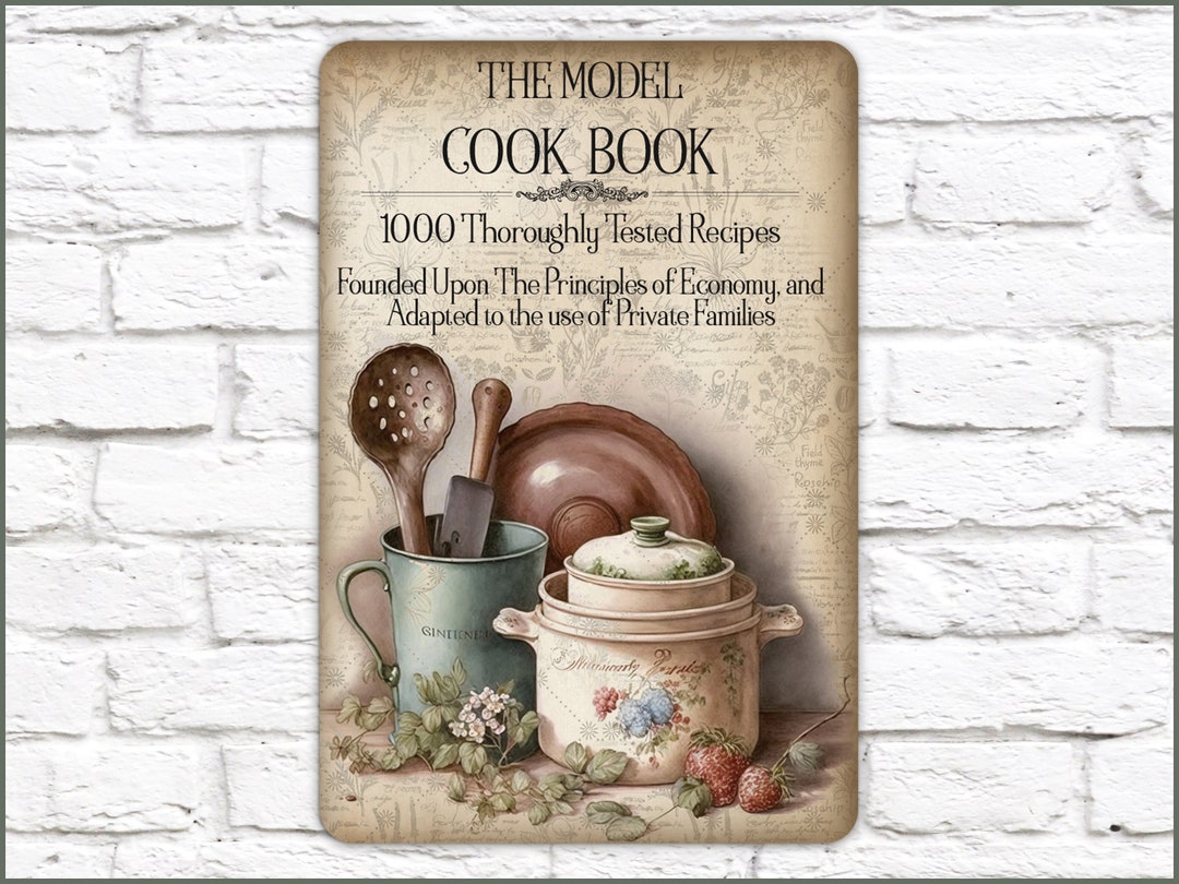 Vintage Style Kitchen Sign, Kitchen Decor, Metal Sign, Shabby Chic ...