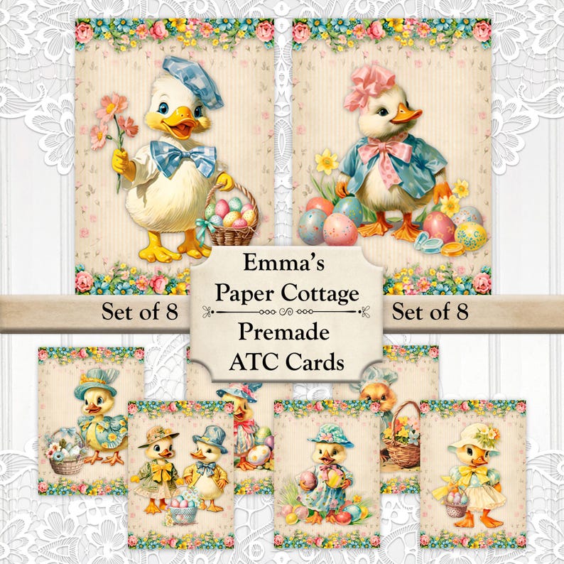 Easter Ducks, Easter, Atc Cards, Tags, Scrapbook Supplies, Junk ...