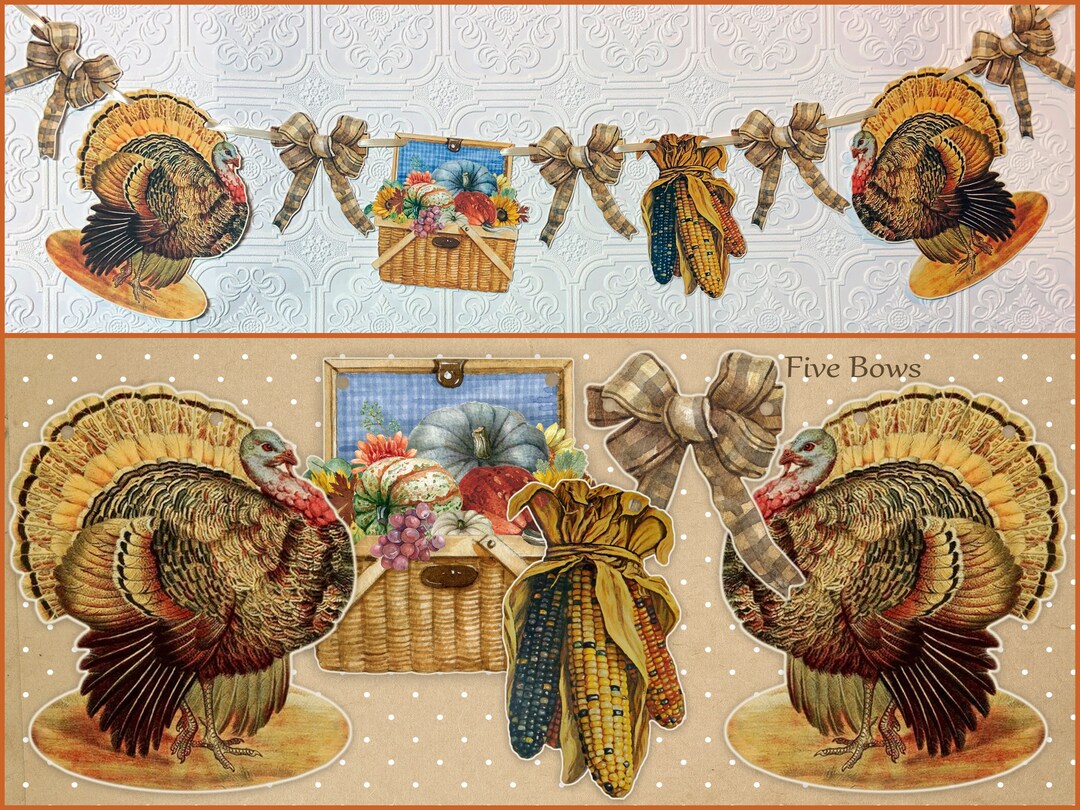 Thanksgiving Banner, Garland, Thanksgiving Bunting, Thanksgiving Party ...