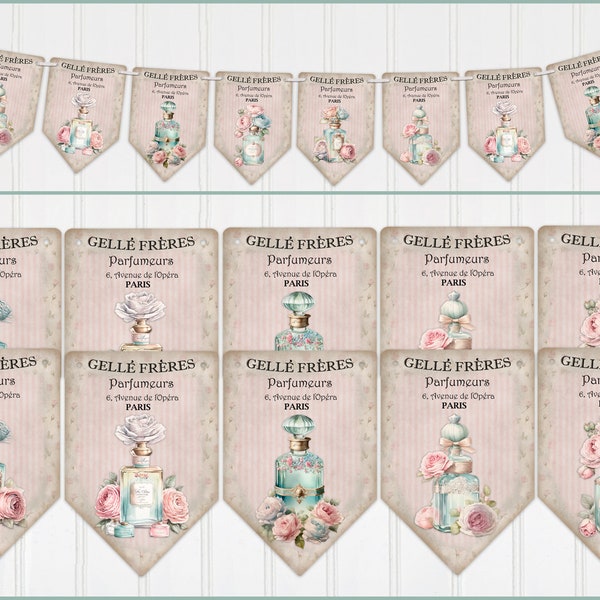 Shabby Chic Bunting - Etsy