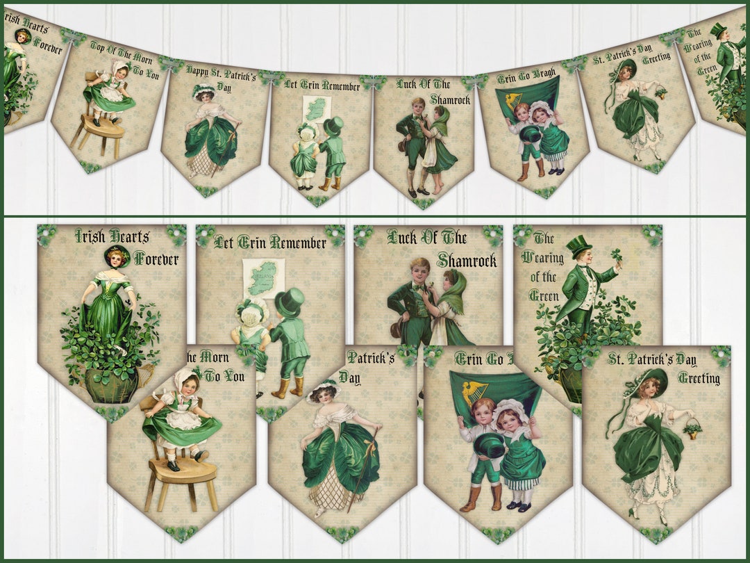 St. Patrick's Day Banner, St. Paddy's Day Party Banner, Garland ...