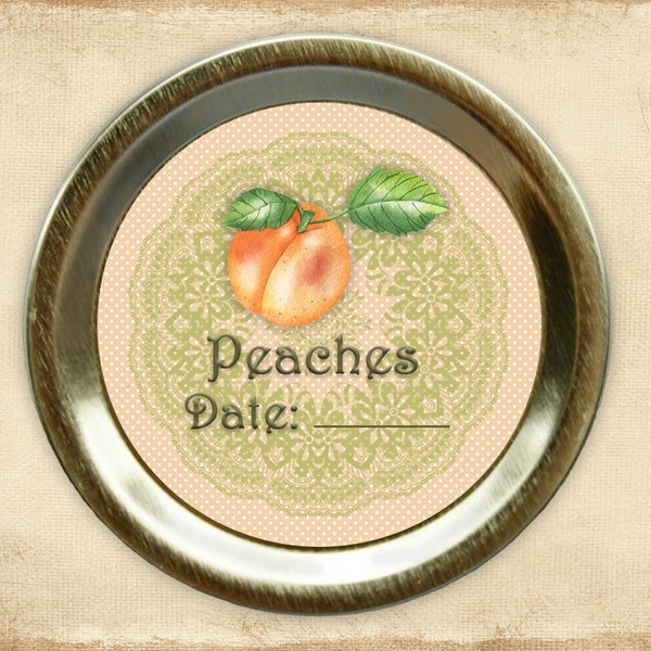 Peach Labels - Etsy