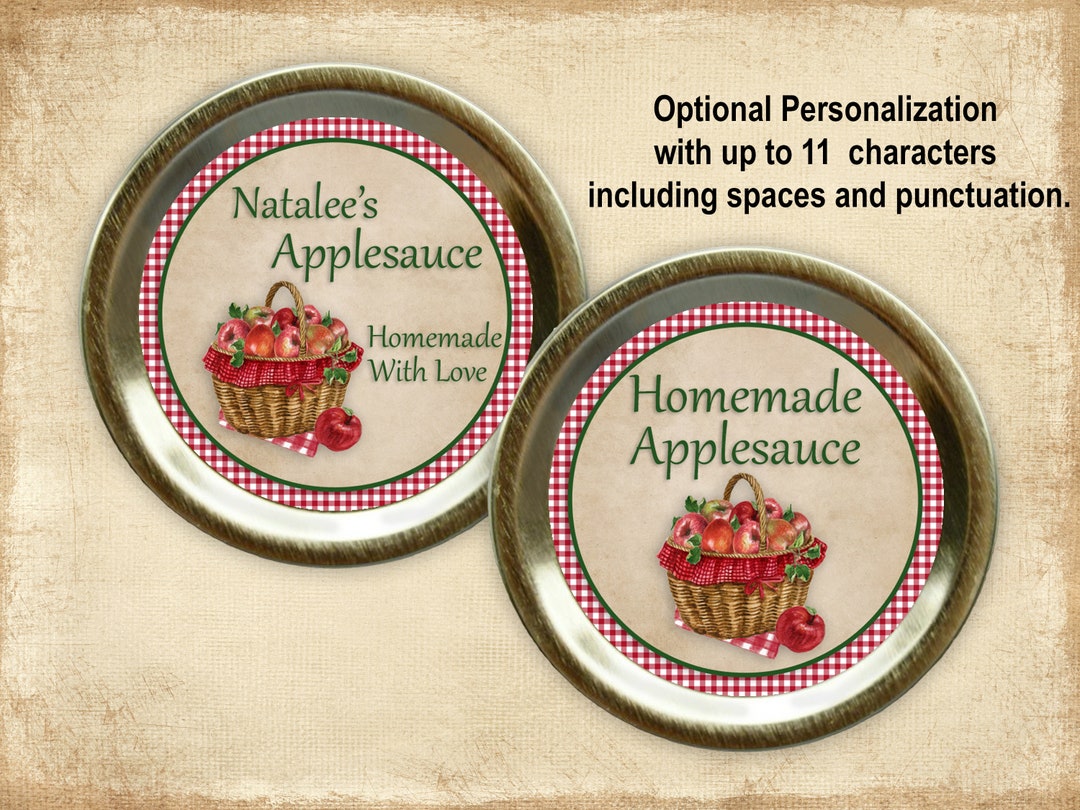Canning Labels, Applesauce Labels, Mason Jar Labels, Cooking Labels ...