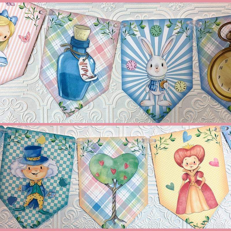 Wonderland Banner - Etsy
