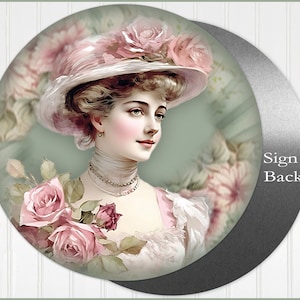 Vintage Style Metal Sign, Wreath Sign, Round Sign, Summer Decor, Shabby ...