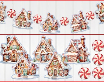 Glitter Gingerbread Man Banner Gingerbread Garland Gingerbread ...