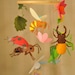 Neutral Insect Crib Mobile - Montessori Baby Nursery Decor With Felt ...
