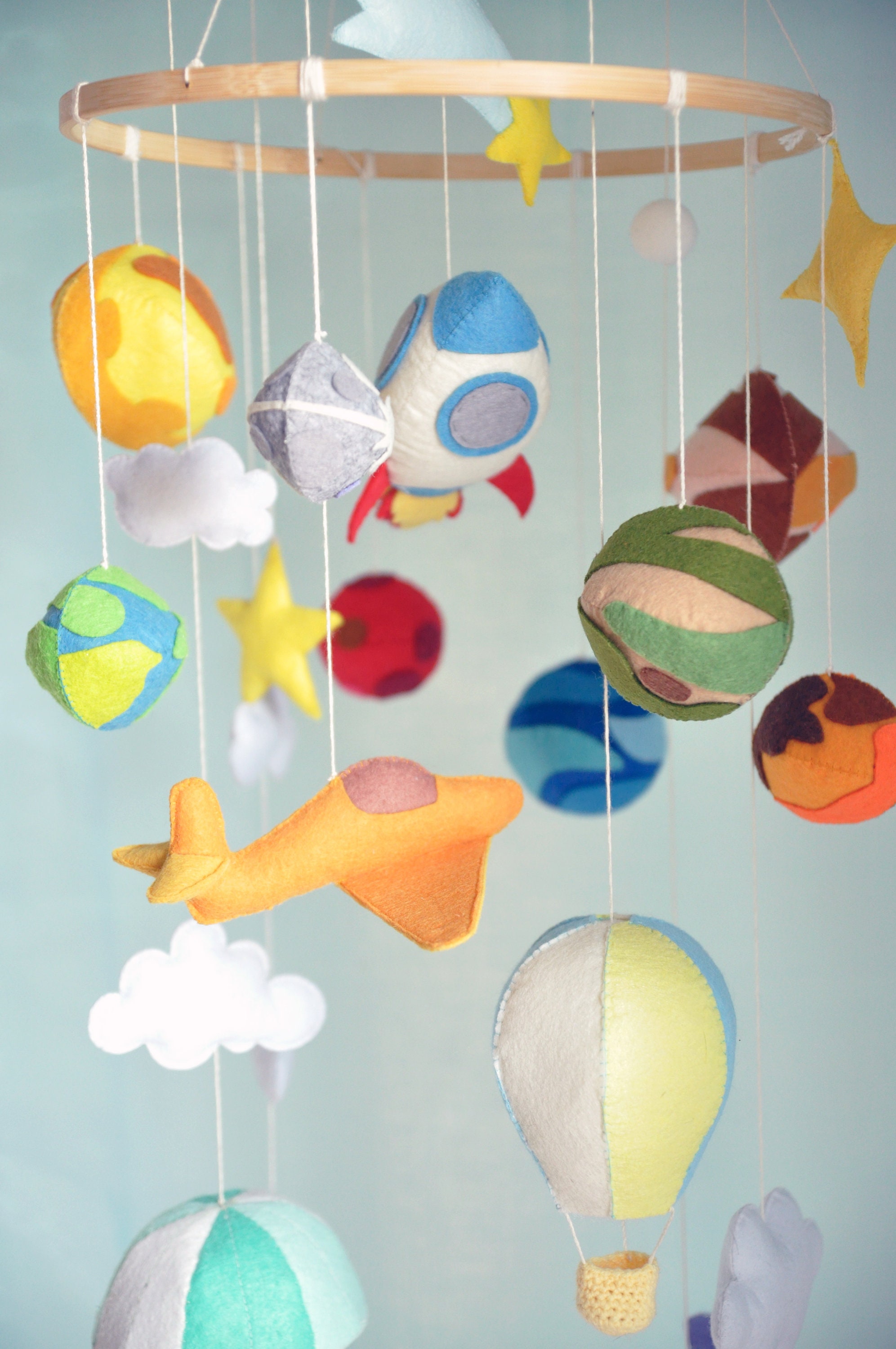 Solar System Baby Mobile，planet Ornaments，outer Space Mobile，planets ...