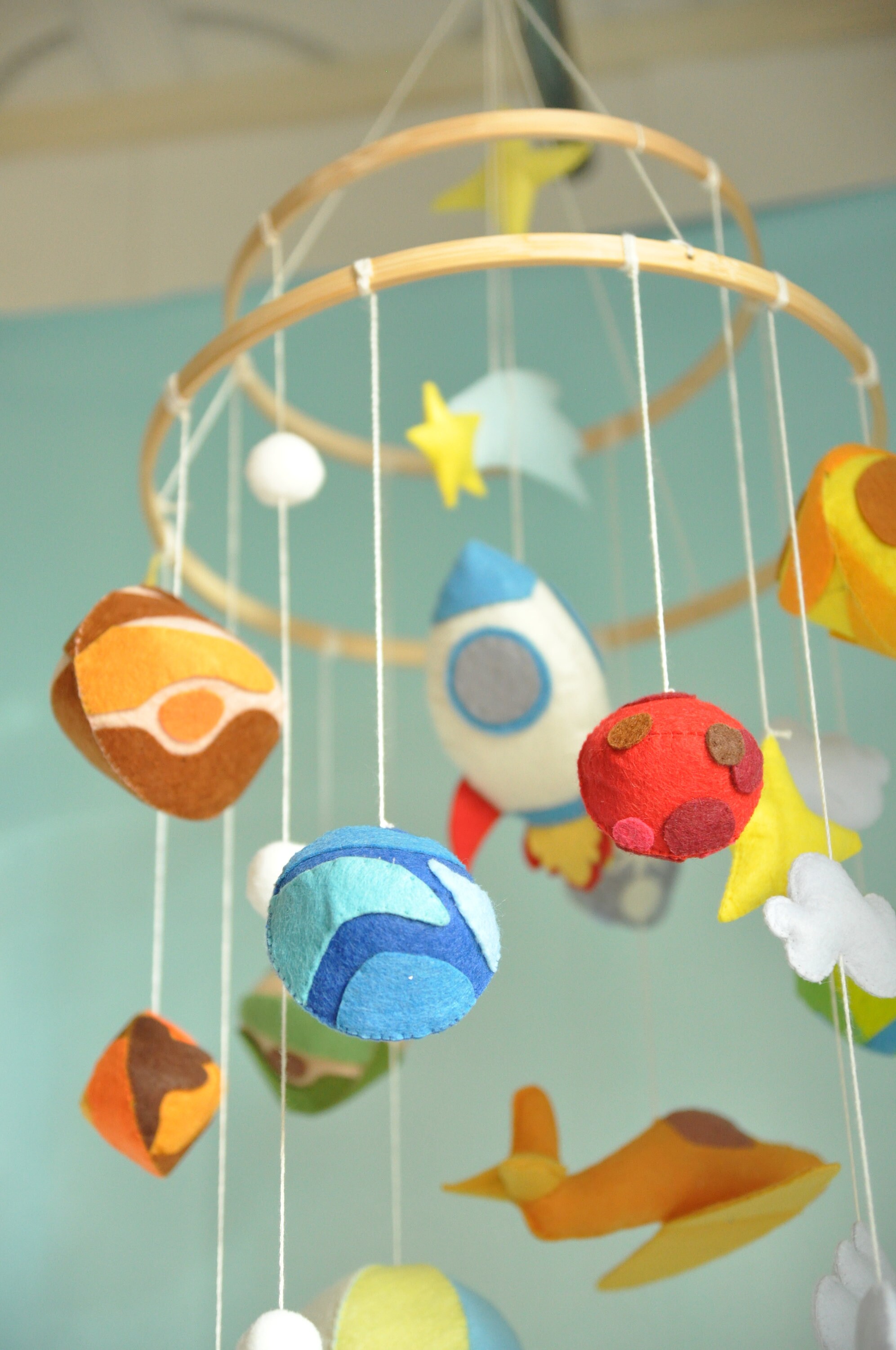 Solar System Baby Mobile，planet Ornaments，outer Space Mobile，planets ...