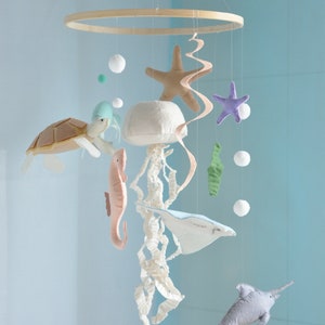 Sea Mobile，sailfish Crib Mobile，ocean Theme Crib Mobile，pregnancy Gift ...