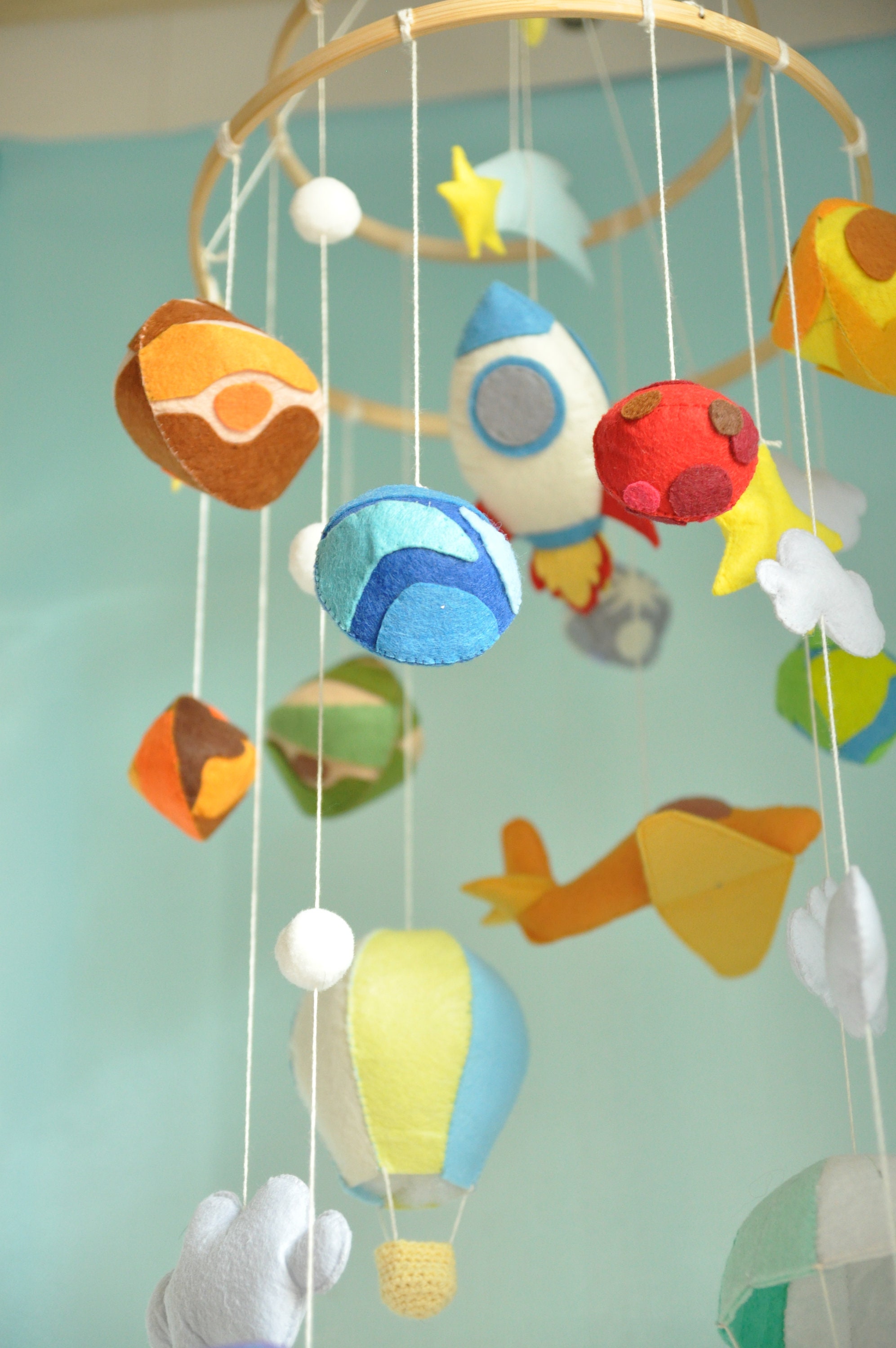 Solar System Baby Mobile，planet Ornaments，outer Space Mobile，planets ...