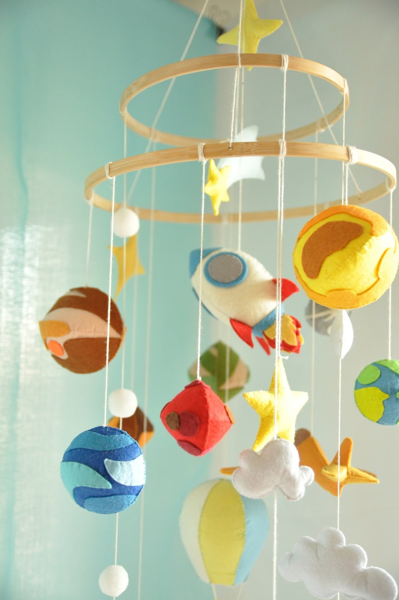 Solar System Baby Mobile，planet Ornaments，outer Space Mobile，planets ...