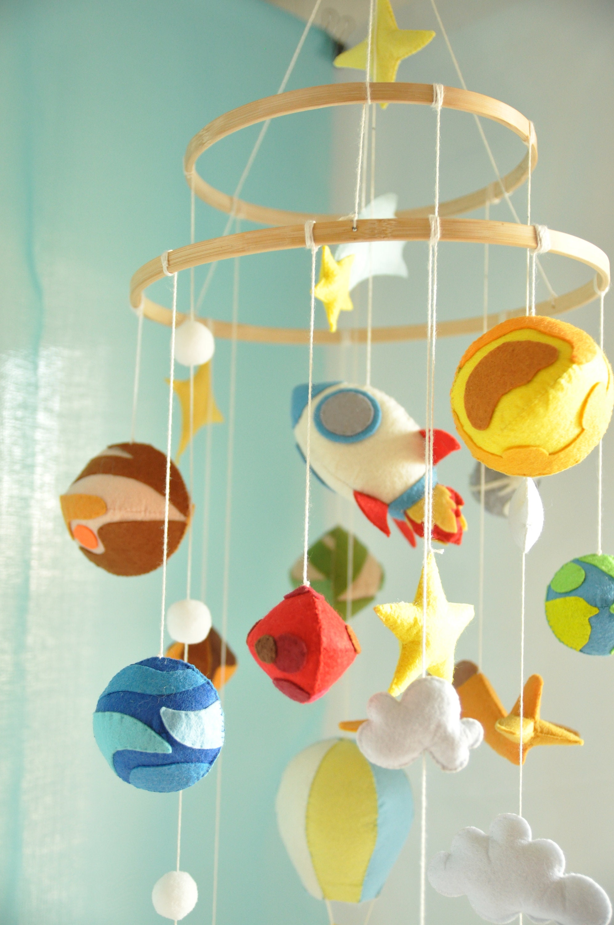 Solar System Baby Mobile，planet Ornaments，outer Space Mobile，planets ...