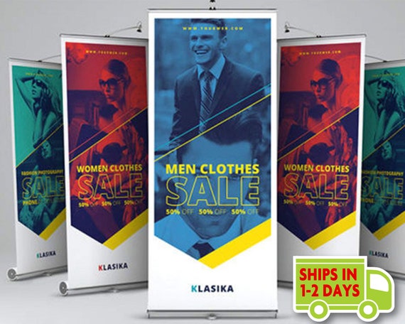 Custom Retractable Banner 33x79inch Design Your Roll up - Etsy