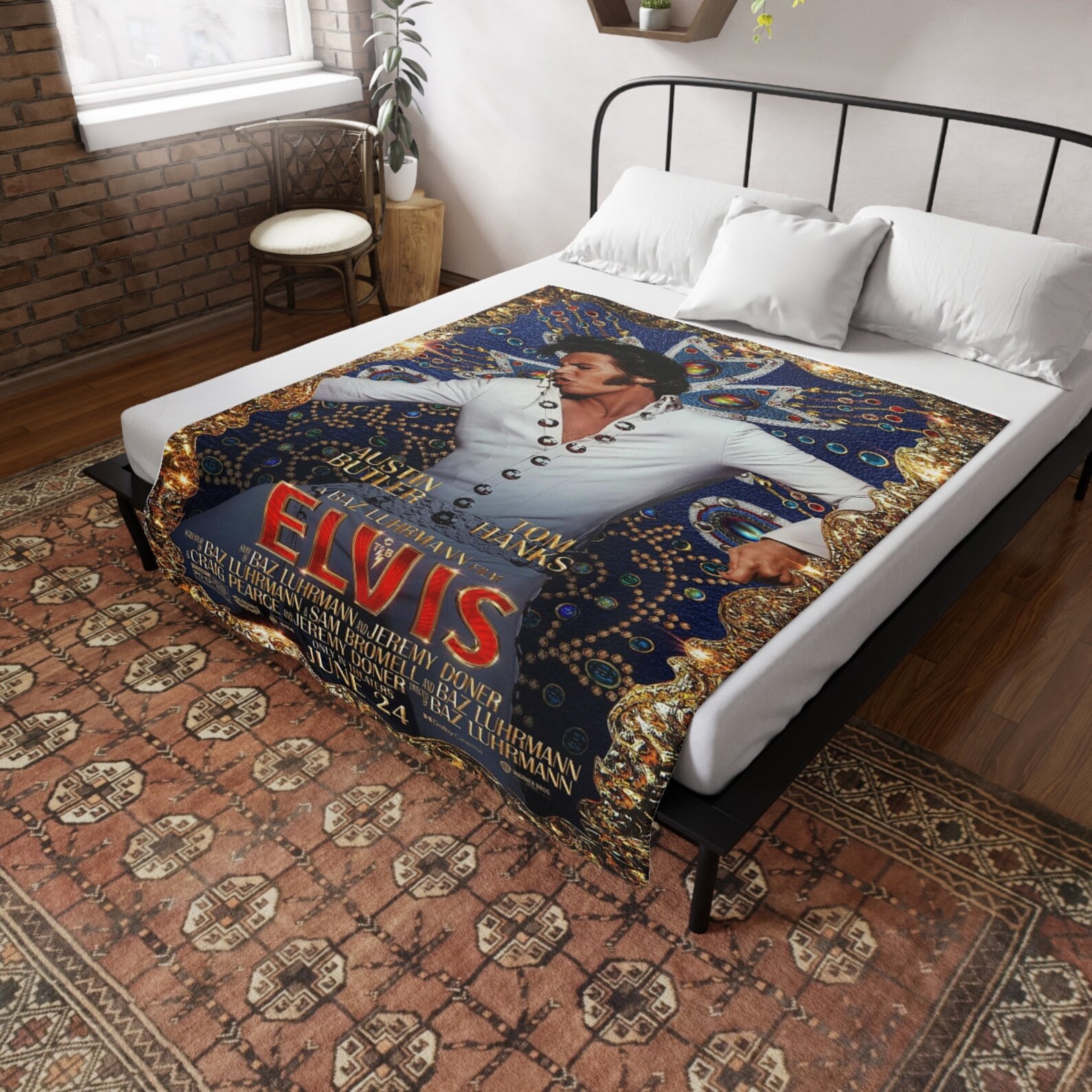 Elvis Movie Poster Blanket Cosy Fleece or Sherpa 30x40 - Etsy