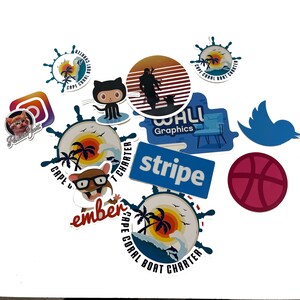 Custom die cut stickers 3x3 custom sticker 3x3 inch | Etsy