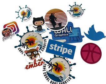 Round 3x3 Stickers | Etsy