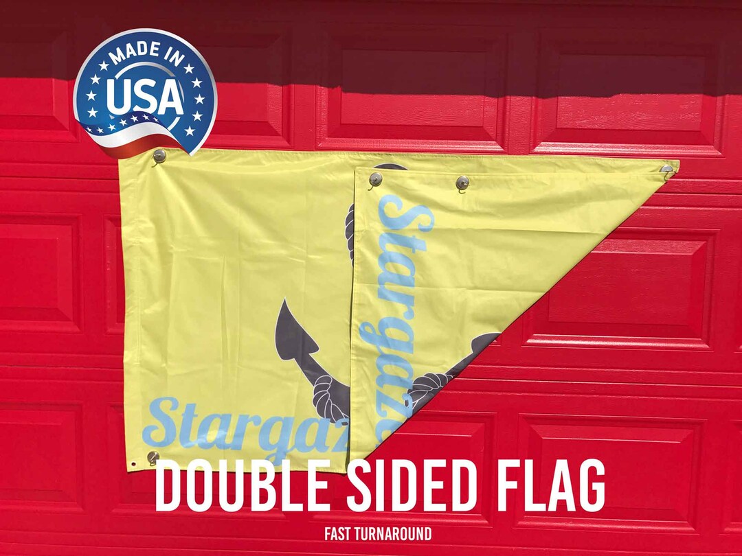 Custom Flag Premium Polyester Single Sided Flag Double Sided Flag ...