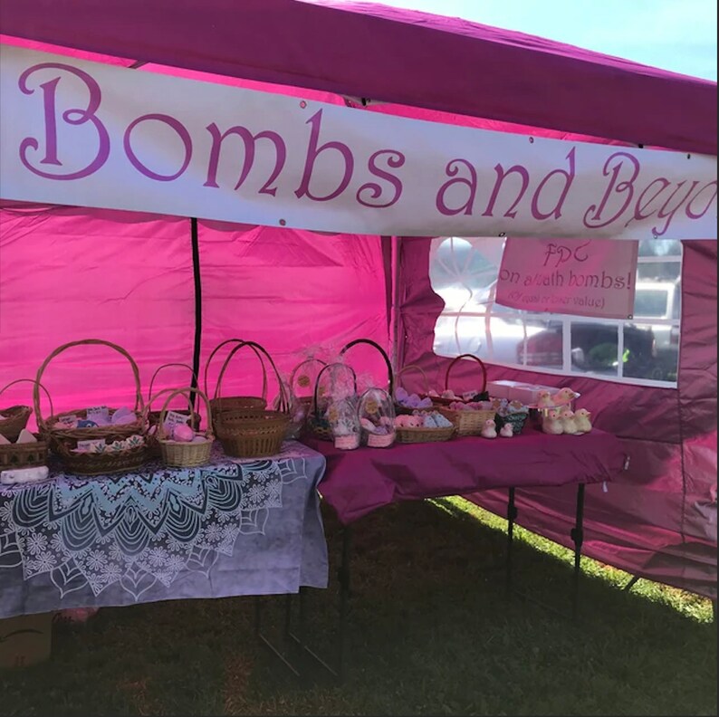 Valance Tent Banner Free Online Design Full Color Custom - Etsy