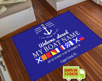 Welcome Aboard Rug - Etsy