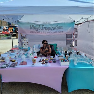 Create Your Valance Banner for Your Tent Custom Vinyl Banner Craft Show ...
