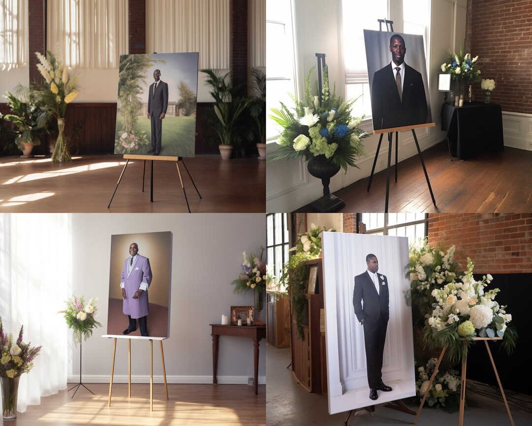 Custom Funeral Print Welcome Sign Ready to Use Personalized Ceremony ...