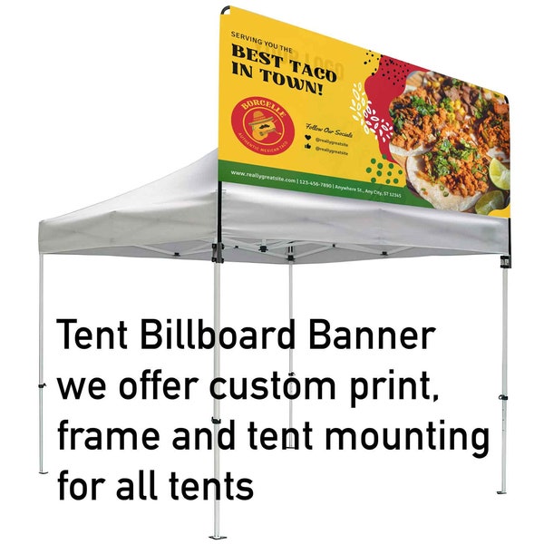 Vendor Booth Business Sign for Canopy - Etsy