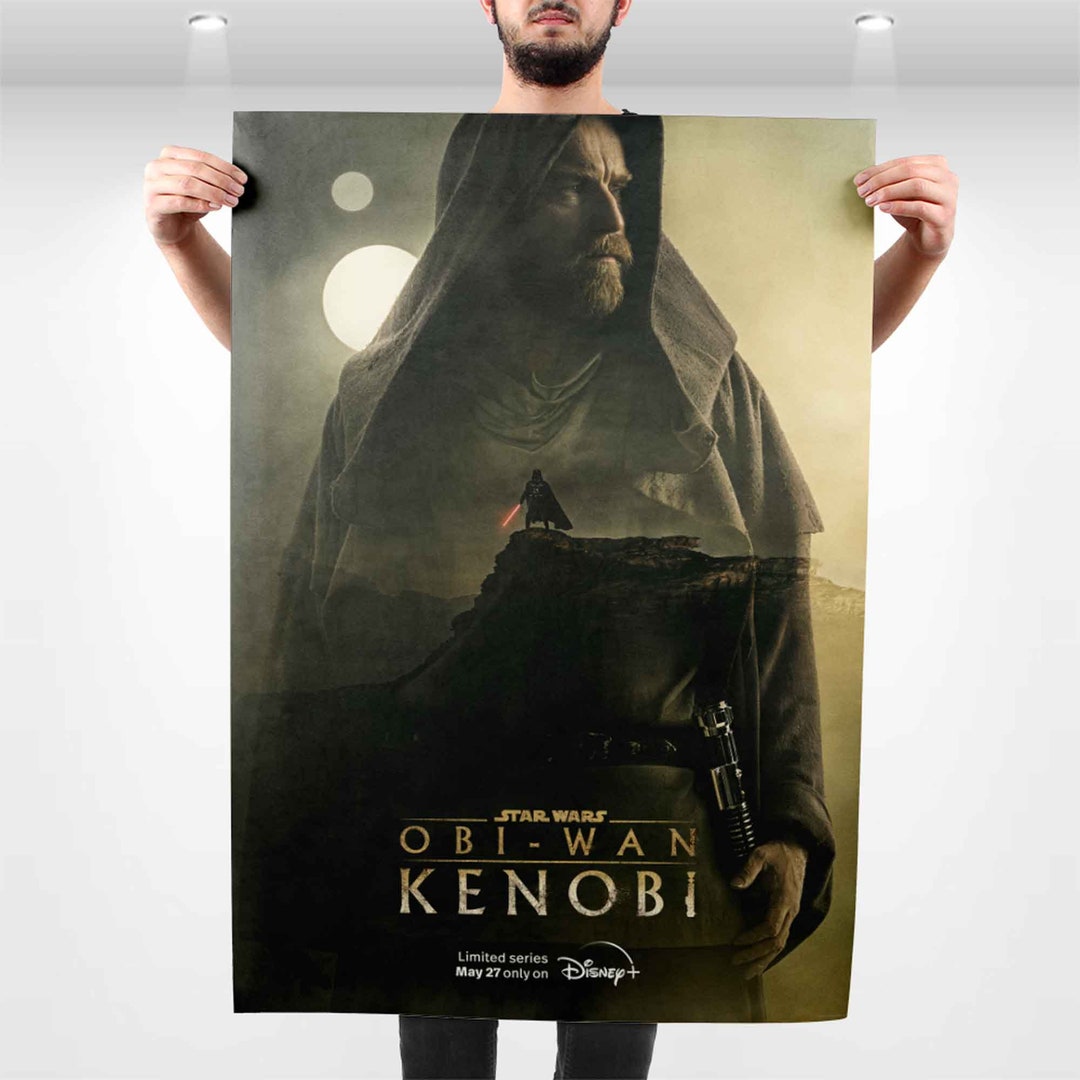 Obi-wan Kenobi Poster Printed on Quality Photo Paper Framed Canvas ...