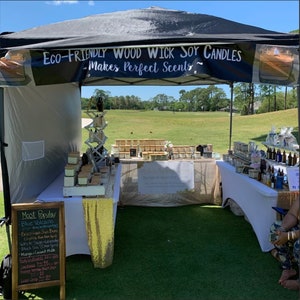 Create Your Valance Banner for Your Tent Custom Vinyl Banner Craft Show ...