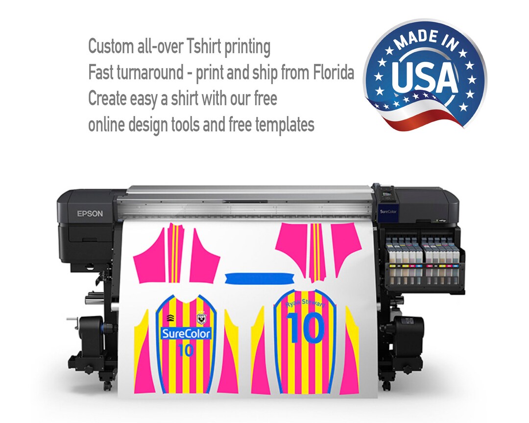 Custom All-over Print AOP T-shirt Photo T-shirt Jersey - Etsy