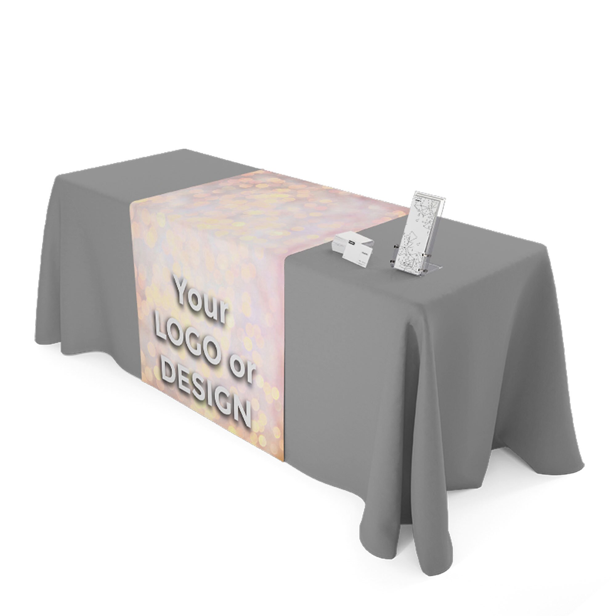 Custom table Runner full color printig with your logo fast | Etsy