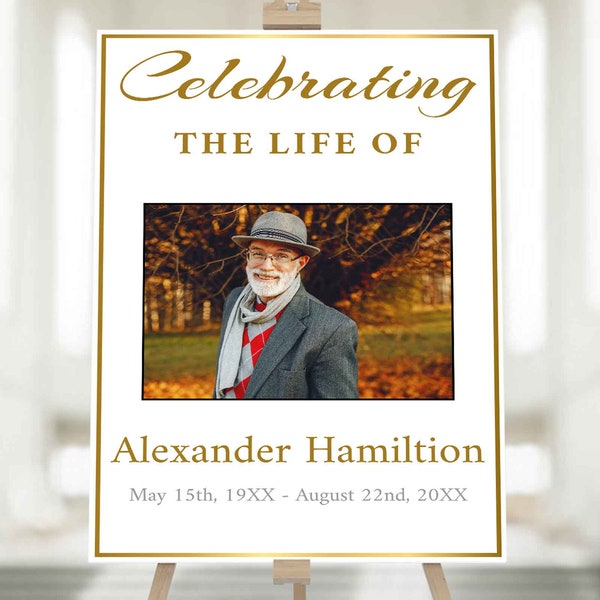 Funeral Welcome Sign - Etsy