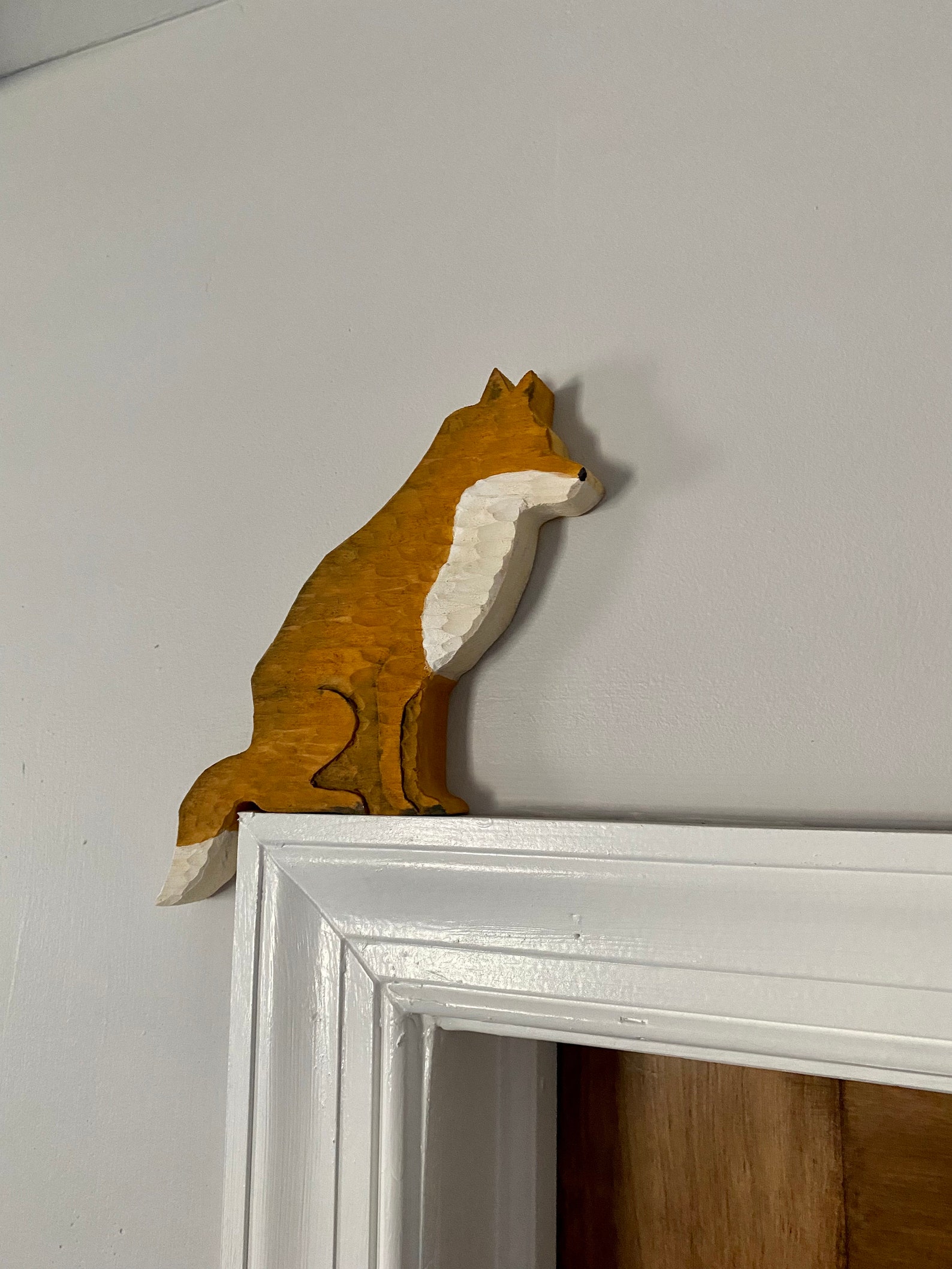 Wooden Fox Door Topper - Etsy