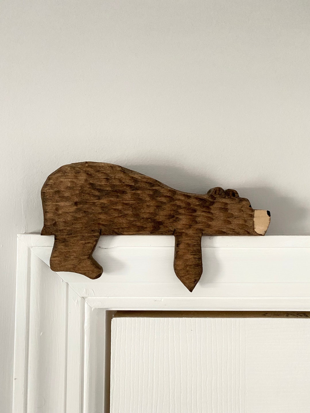 Wooden Bear Door Topper - Etsy
