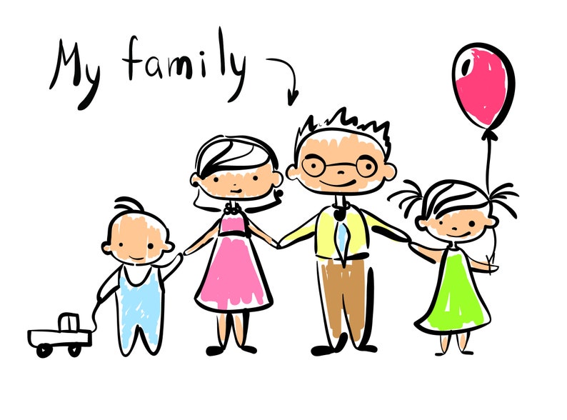 Charming Family Bundle - Digital Drawing Files | Instant Download ...