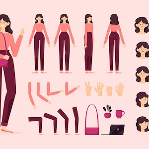 Custom Your Own Cartoon Character With My Vector Cartoon Character - Etsy