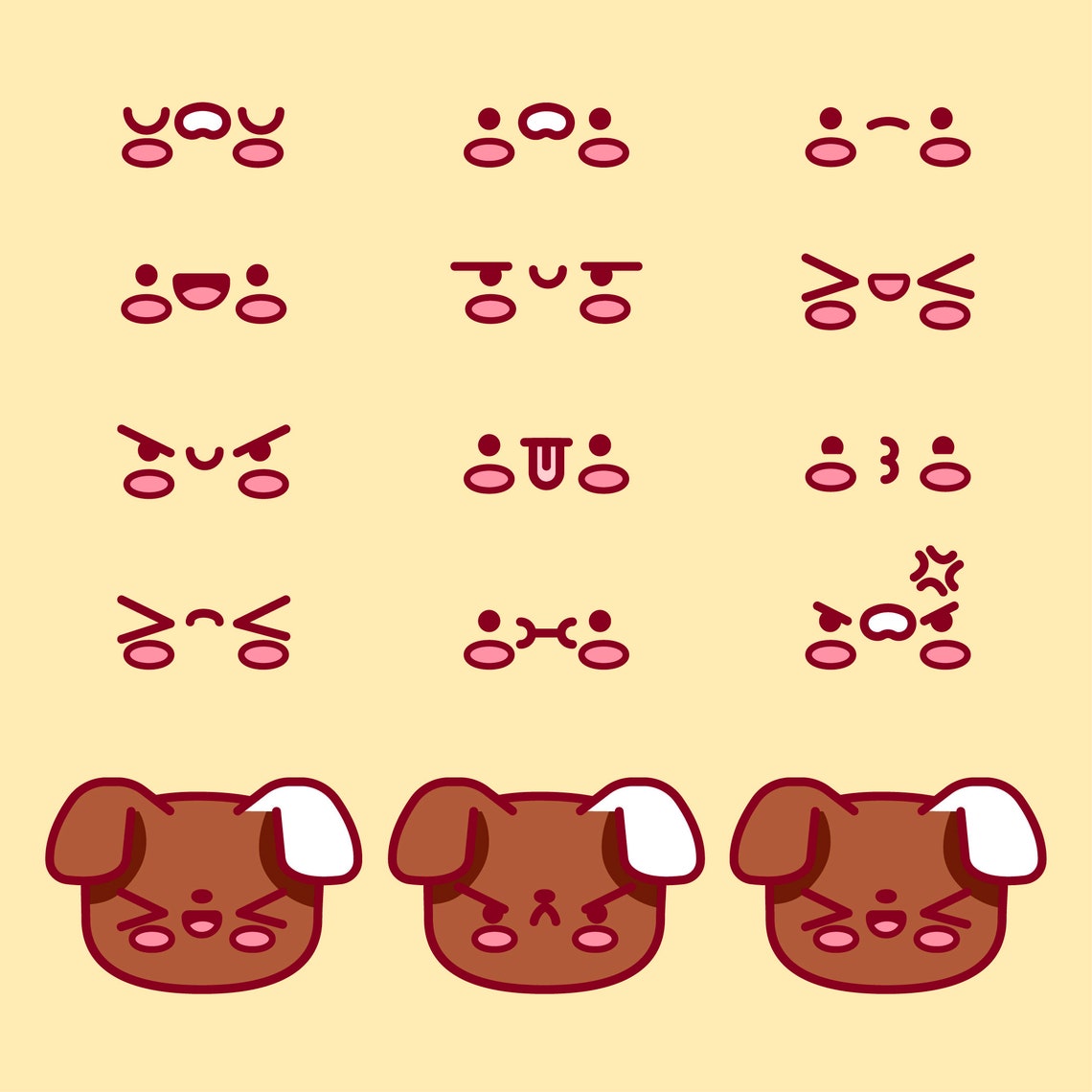 Ultimate Emoji Expression Pack: Unleash the Fun With SVG, PDF, and EPS ...