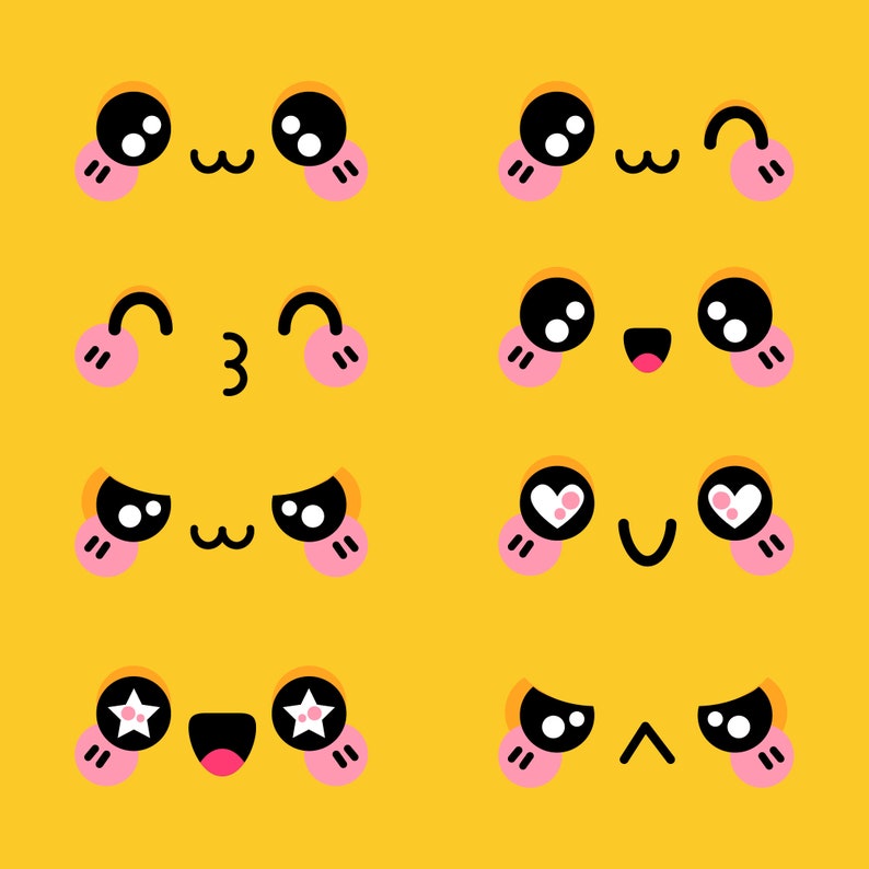 Ultimate Emoji Expression Pack: Unleash the Fun With SVG, PDF, and EPS ...