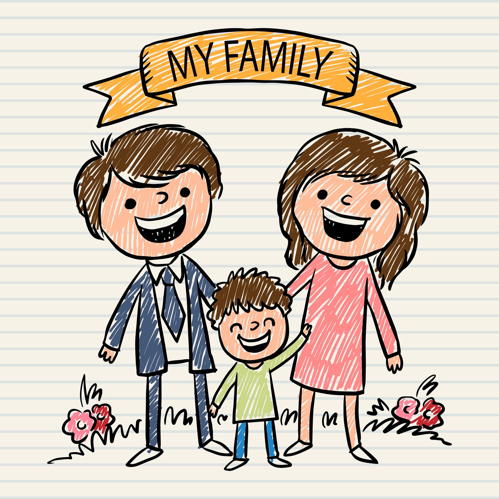 Charming Family Bundle - Digital Drawing Files | Instant Download ...